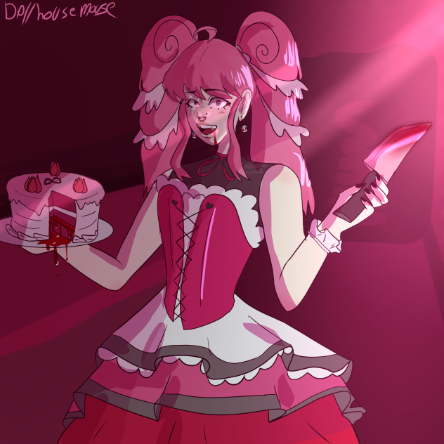 Pink girl - ibisPaint