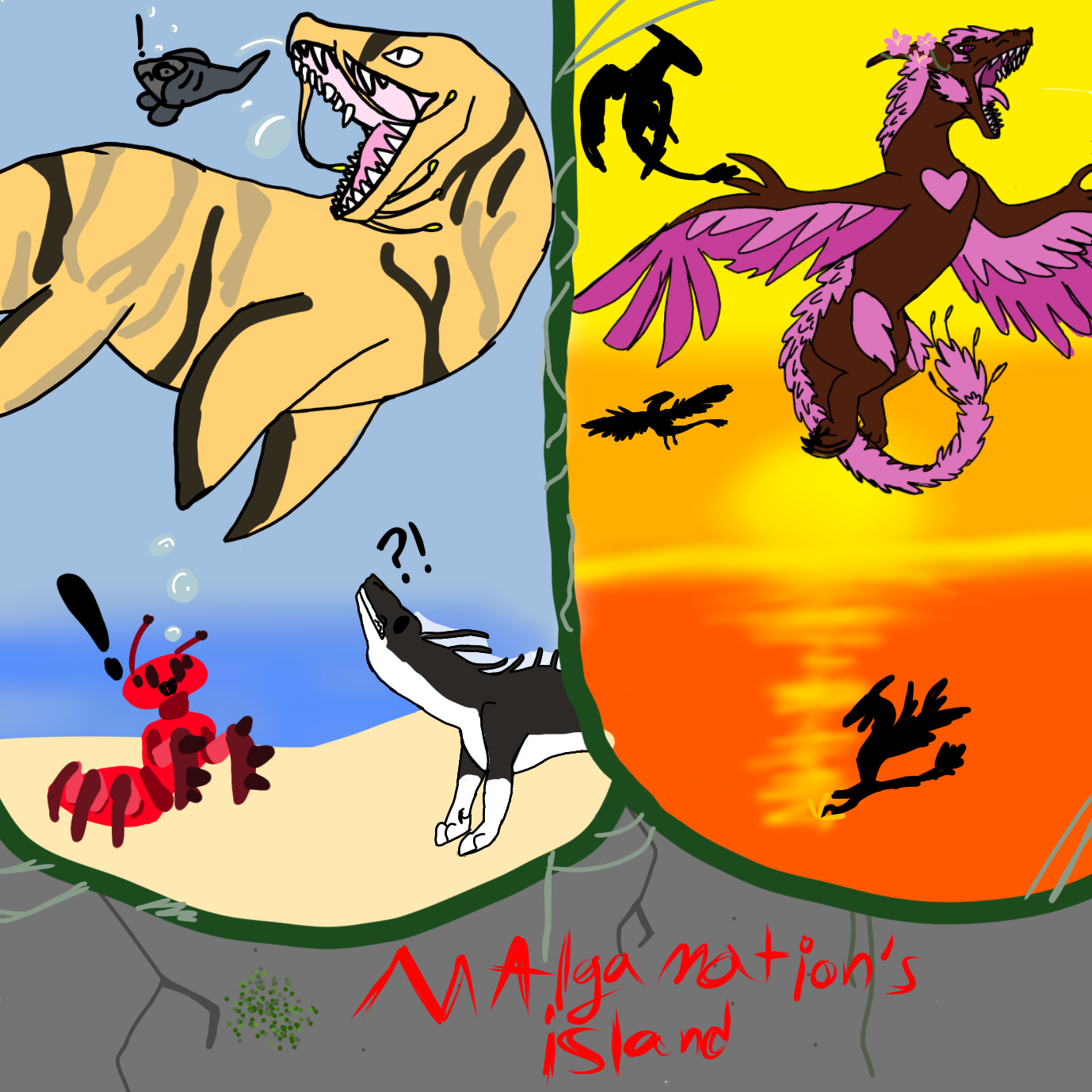 malgamation's island - ibisPaint