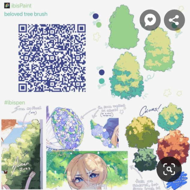 beloved tree brush - ibisPaint