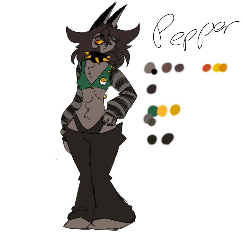 Pepper Ref Sheet - ibisPaint