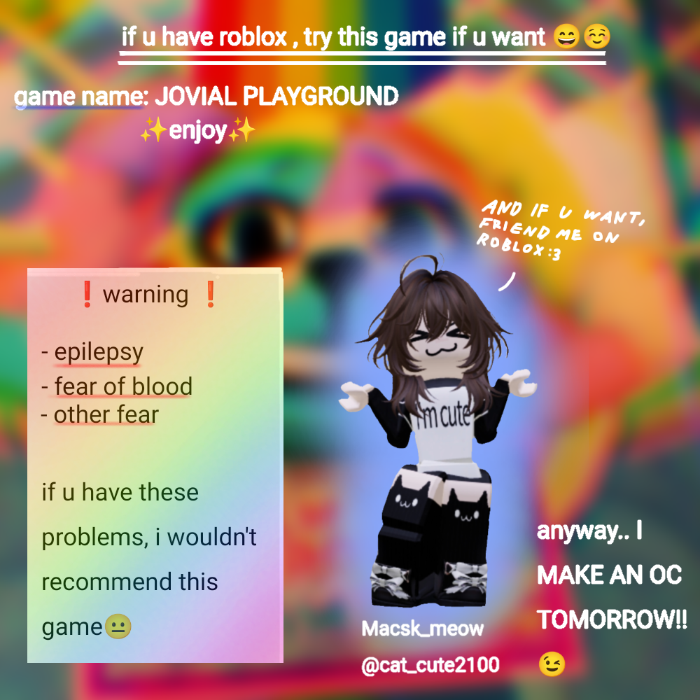 🌟 JOVIAL PLAYGROUND ROBLOX GAME 🌟 - ibisPaint