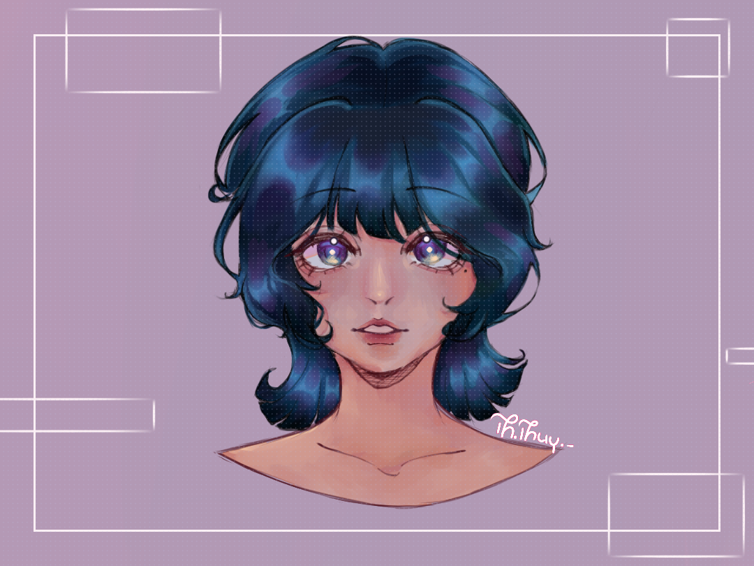 Semi real + front face practice - ibisPaint