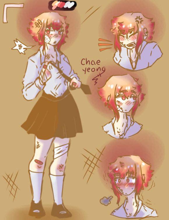 Chae-Yeong Sa - Mūn Academy - ibisPaint