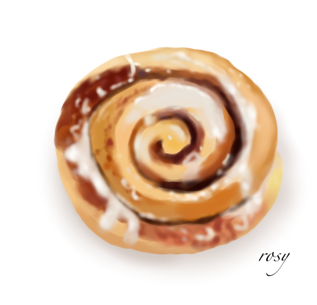 cinnamon roll - ibisPaint