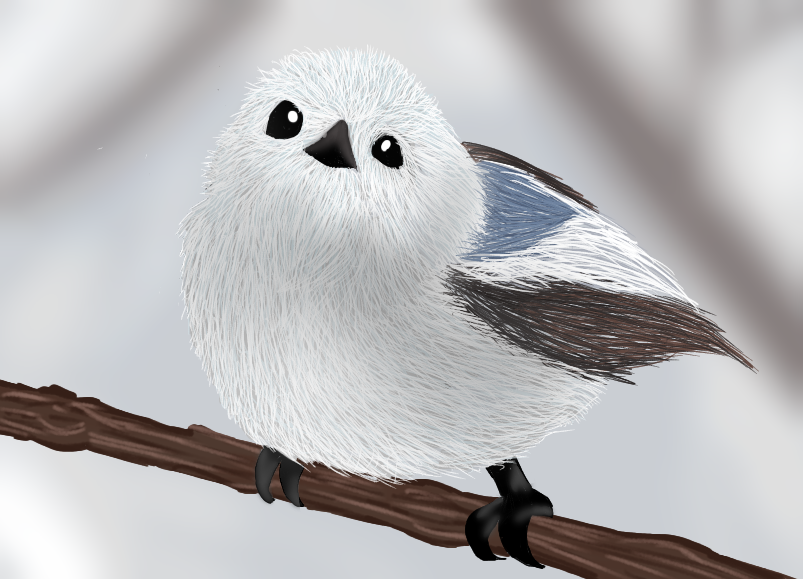 Shima-Enaga Bird - ibisPaint