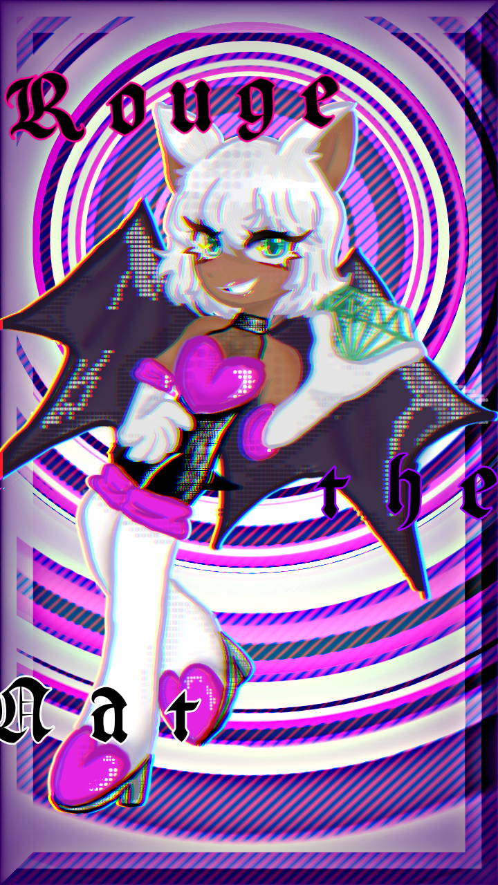 Rouge the bat🦇🌹💖 - ibisPaint