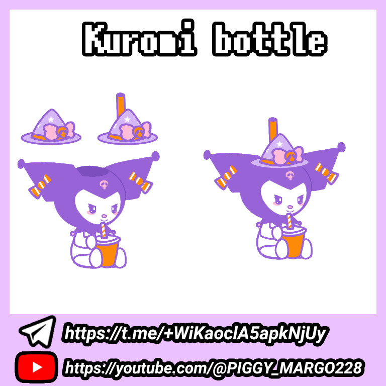 Kuromi bottle - ibisPaint