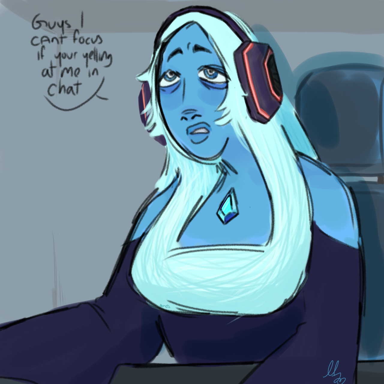 Miss Gamer Diamond - ibisPaint