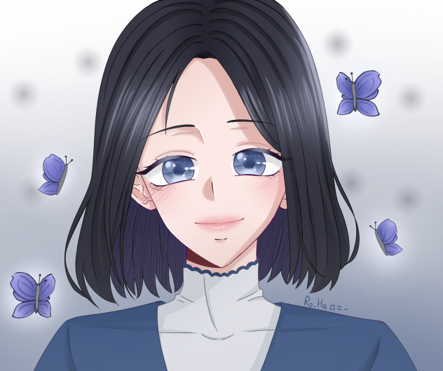 butterfly purple - ibisPaint