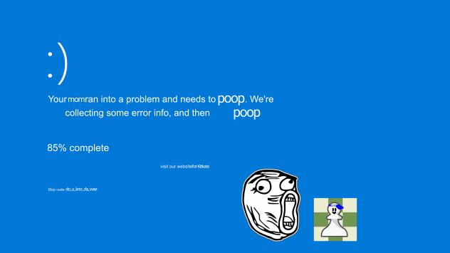 funny windows 11 killscreen - ibisPaint