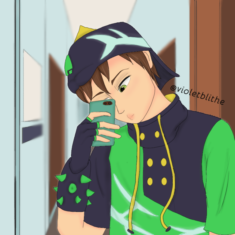 Boboiboy Duri Mirror Selfie - ibisPaint