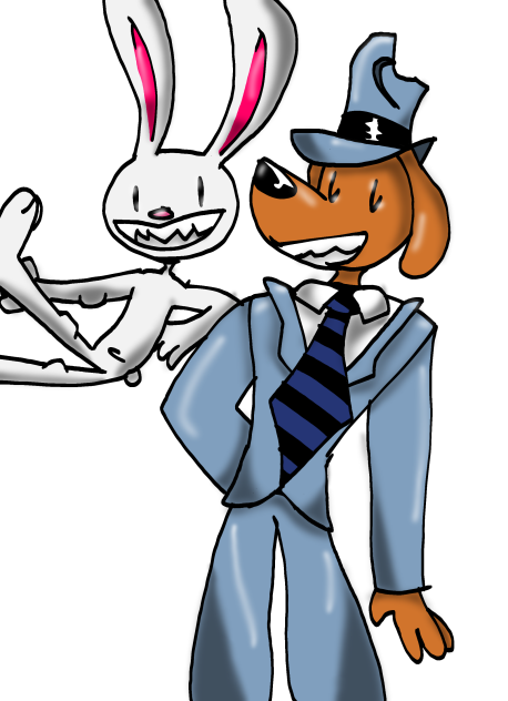 sam and max. freelance police - ibisPaint