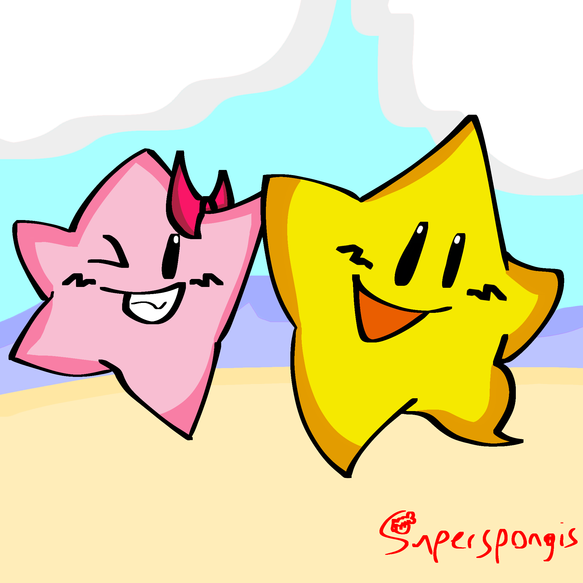starfy and starly - ibisPaint