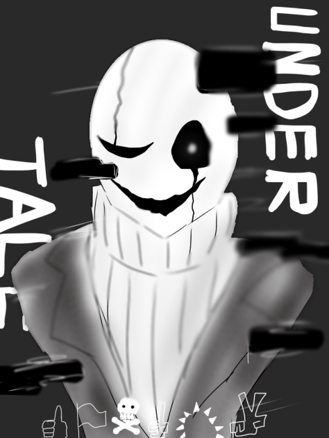 ☝︎︎︎ ︎︎‪💧 ️☜☀️（Gaster） - ibisPaint