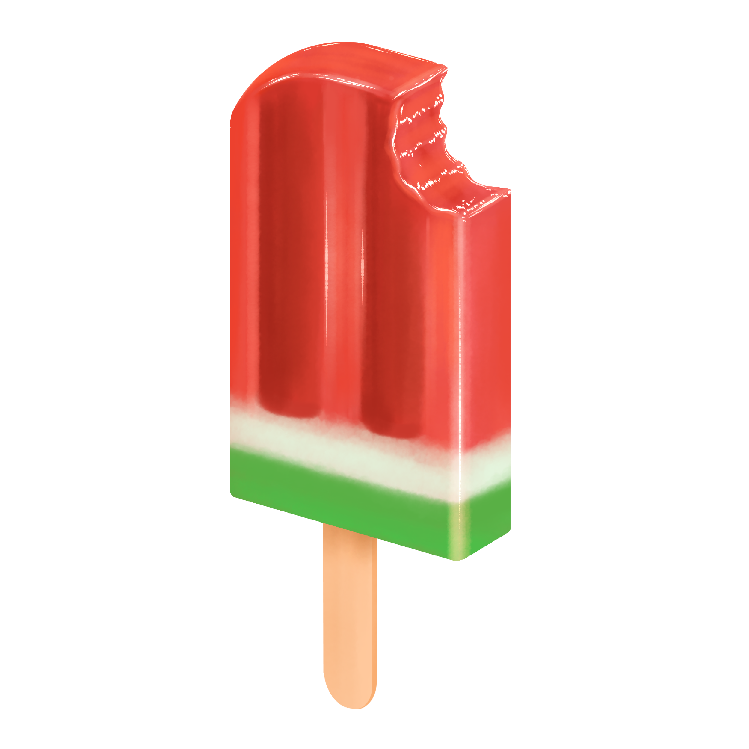 Watermelon Popsicle - ibisPaint