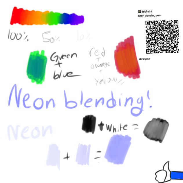 Neon BLENDING-SHADING brush - ibisPaint