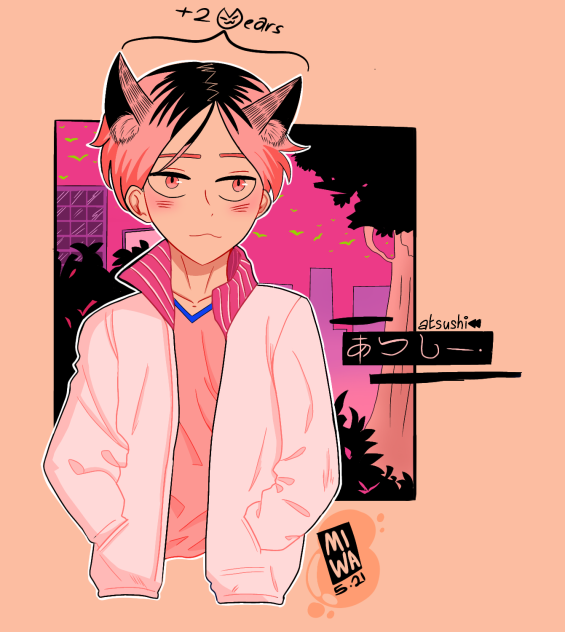Catboy with 4 ears - ibisPaint