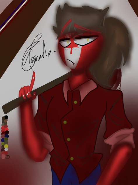 Countryhumans-Canadá - ibisPaint