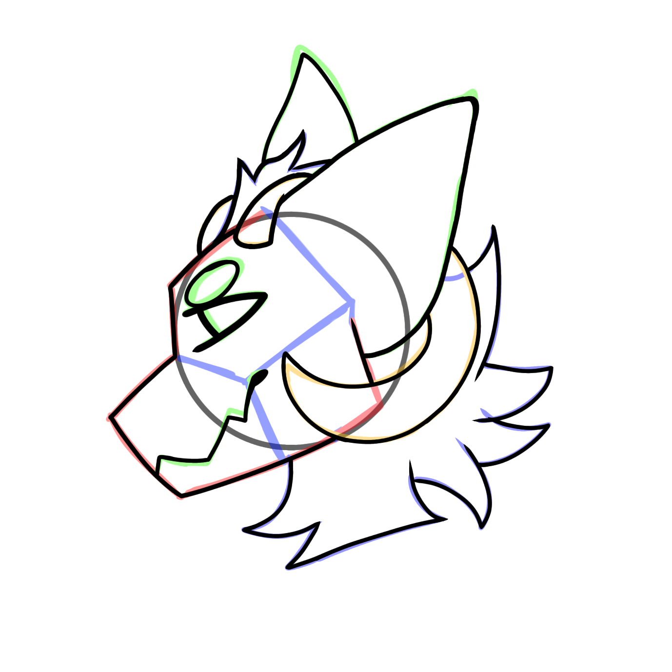 my first wickerbeast drawing - ibisPaint