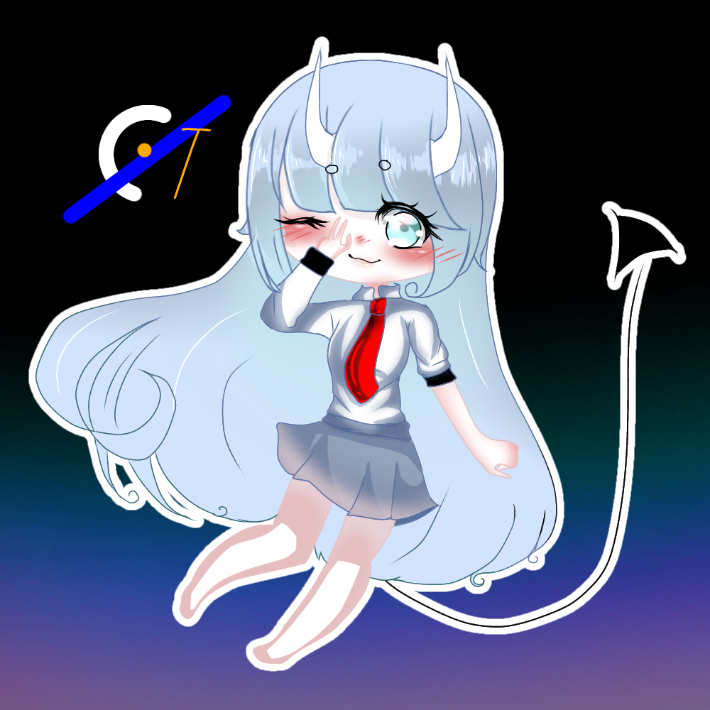 Speedpaint•Chibi Devil 👧 - ibisPaint