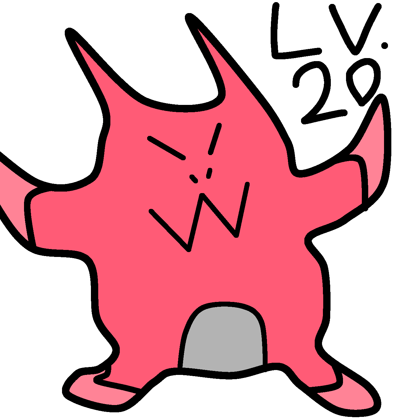 奇特生物：八嘎NoNo Strange creature Baga NoNo - ibisPaint