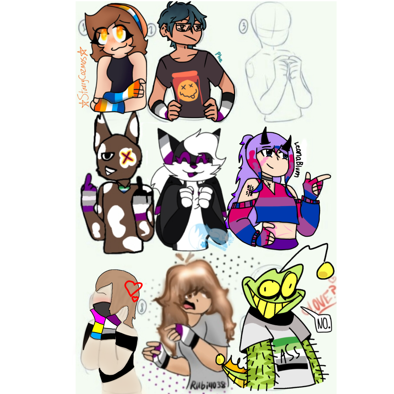 Aro ace collab - ibisPaint