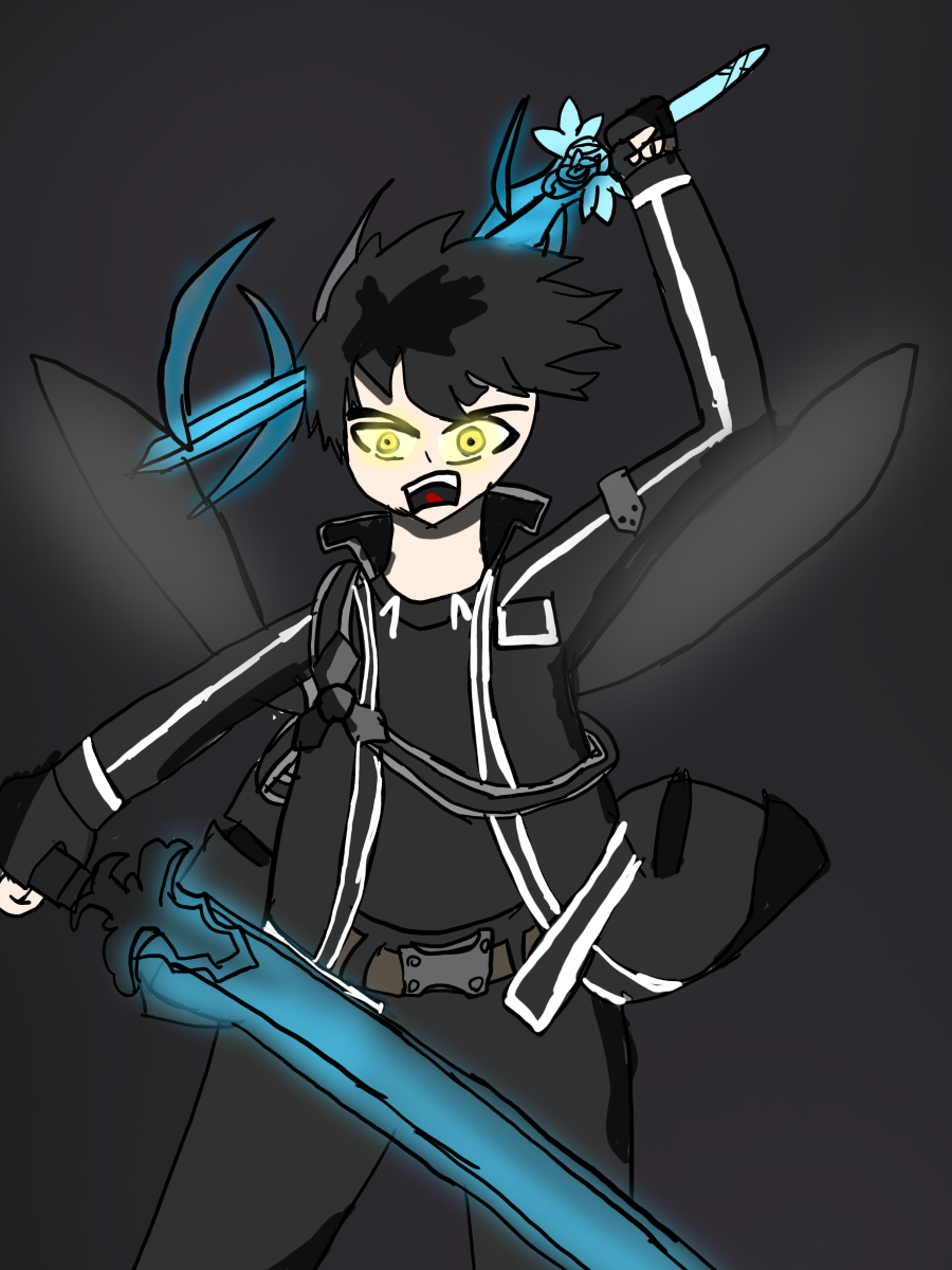 Kirito-Starburst Stream! - ibisPaint