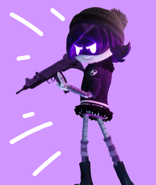 Uzi with an uzi - ibisPaint