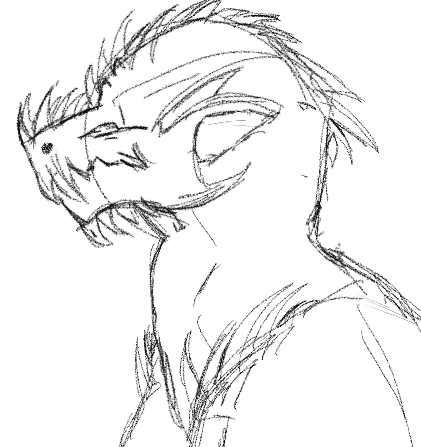 Boredom sketch - ibisPaint