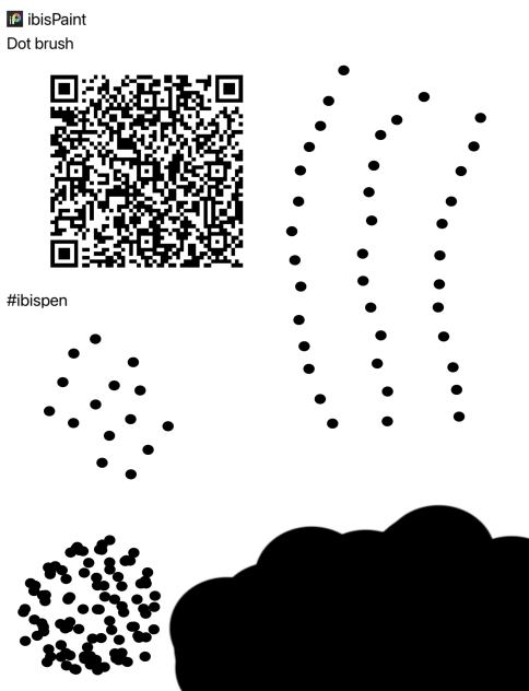 dot brush - ibisPaint