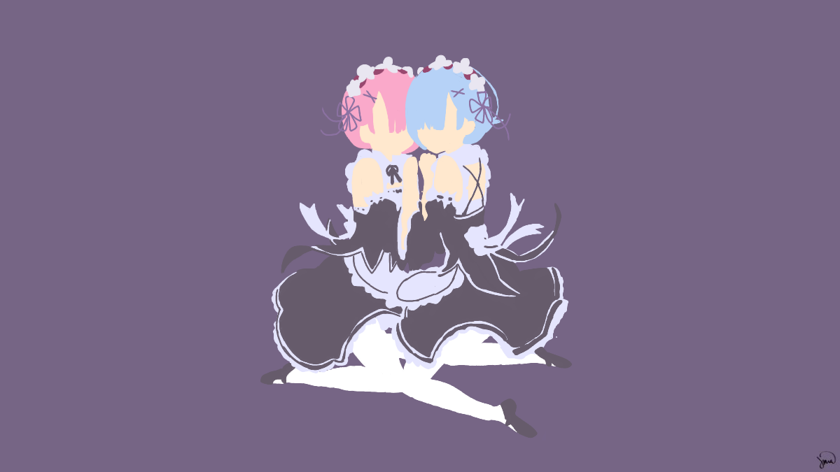 Ram and Rem - ibisPaint