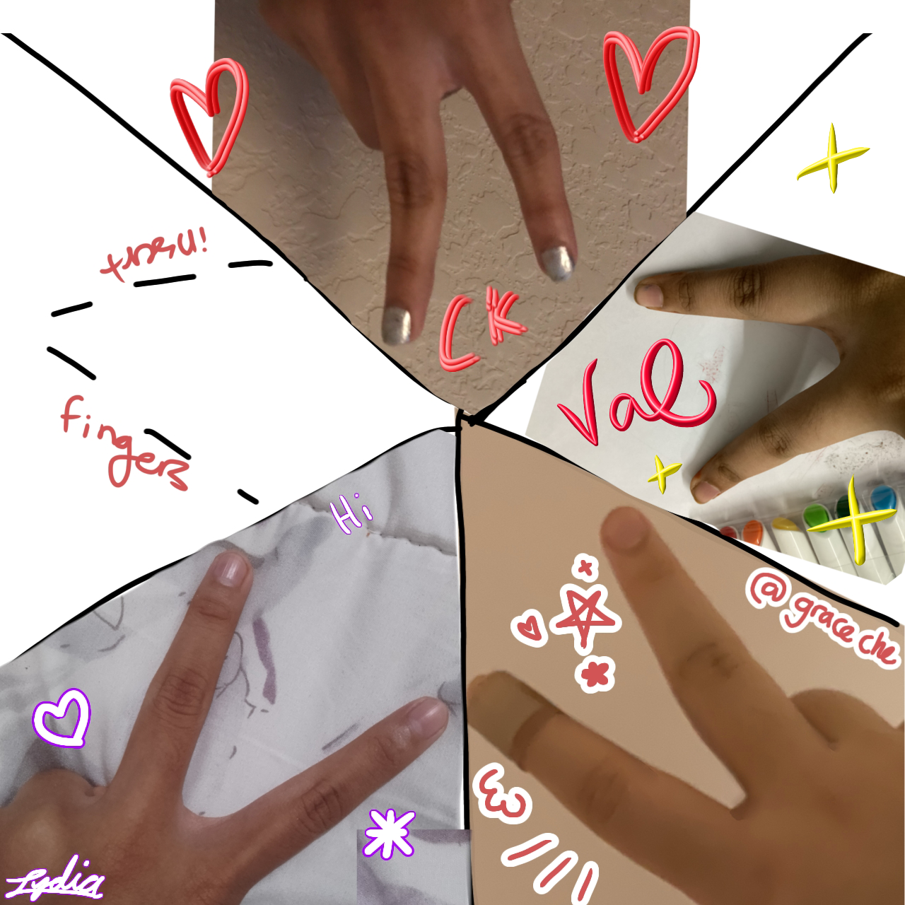 Finger star collab! - ibisPaint