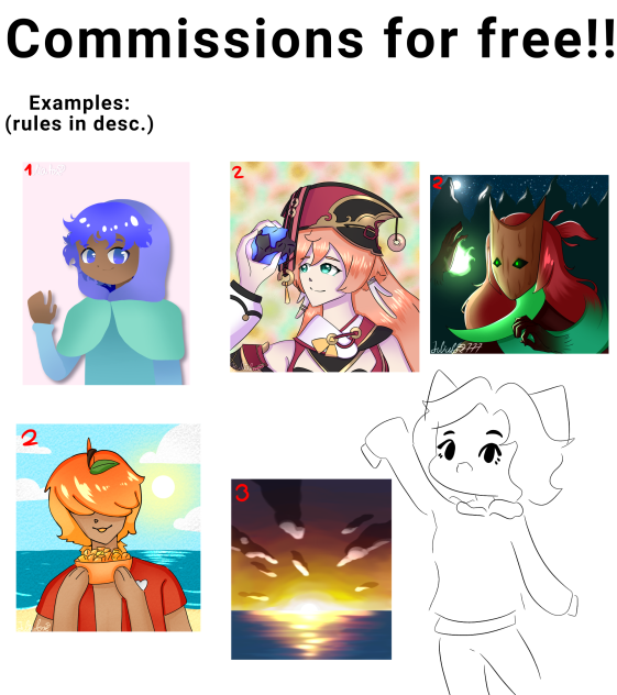 Commissions for free! - ibisPaint