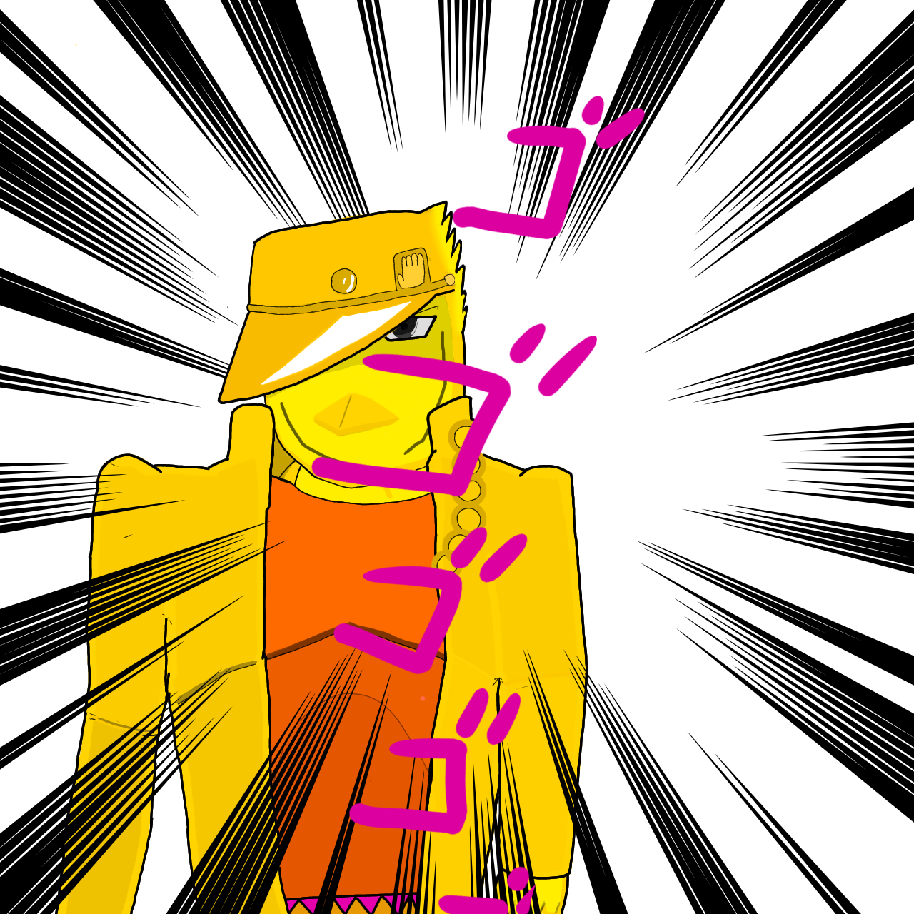 Duck Jotaro (Improved) - ibisPaint