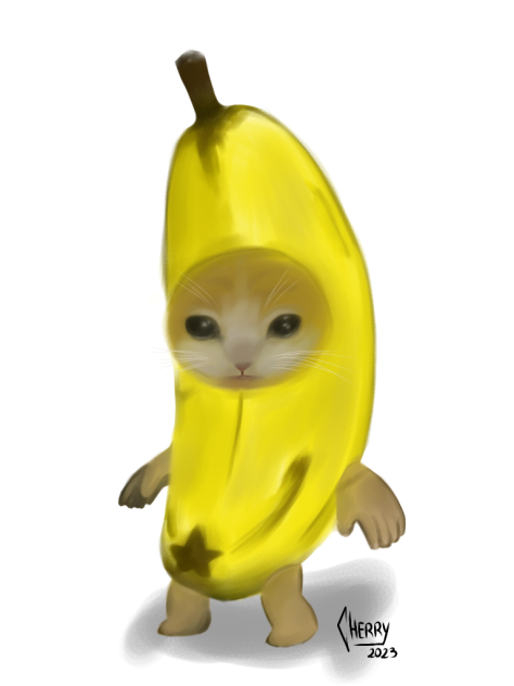 Banana cat! - ibisPaint