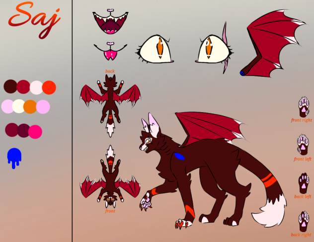 OC ref sheet ya - ibisPaint