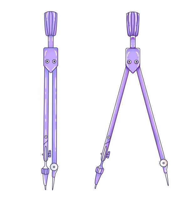 Compass drawing tool stamp 4 - ibisPaint