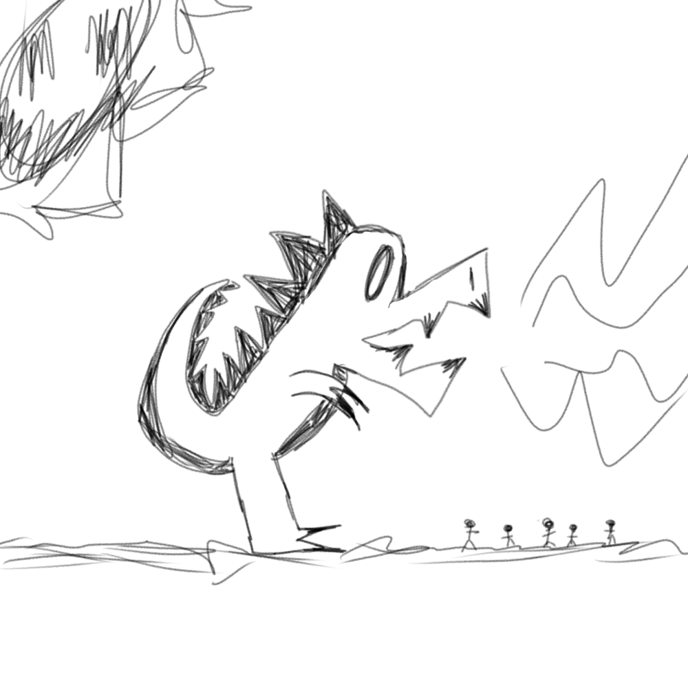 Max the dinosaur. - ibisPaint