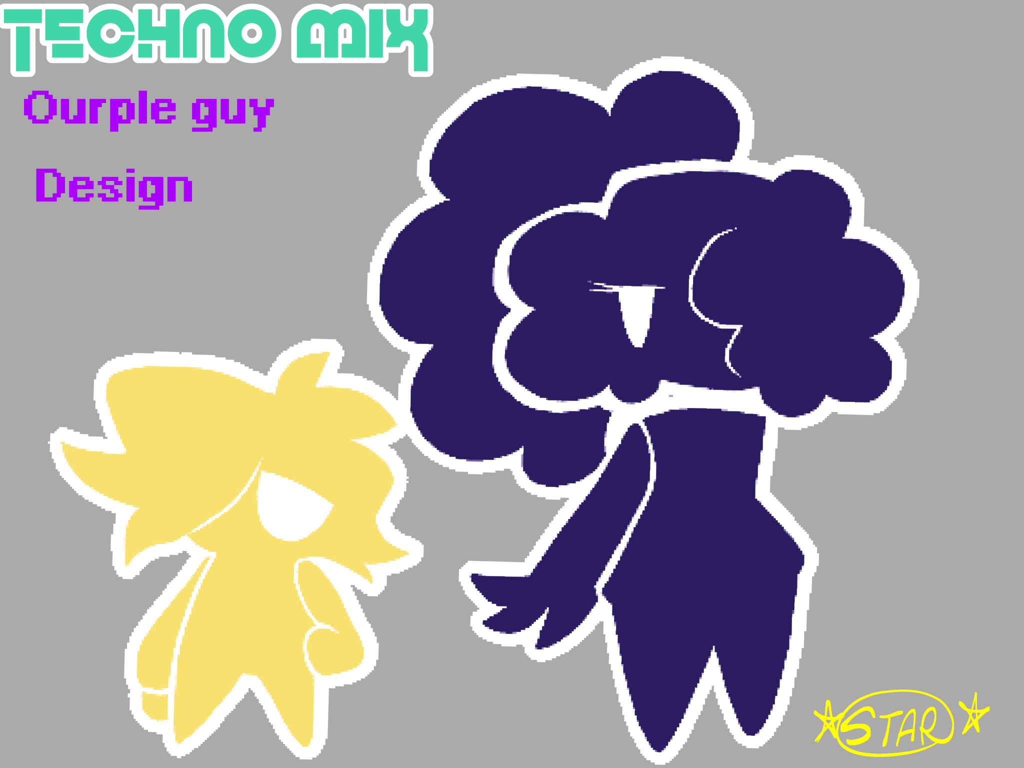 Techno mix “Ourple Design” - ibisPaint