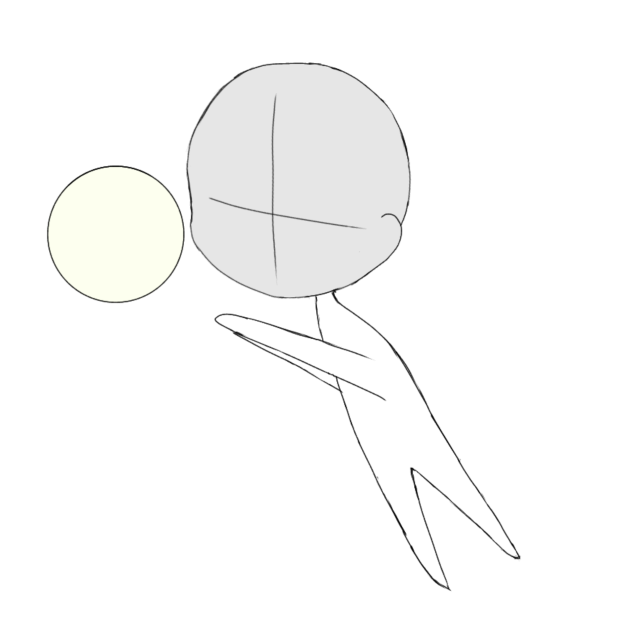 Mini character with ball - ibisPaint