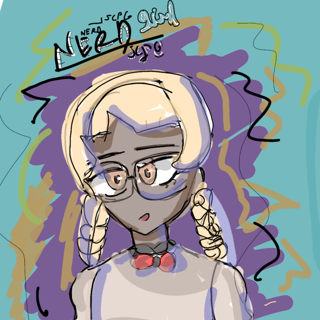 nerd girl - ibisPaint