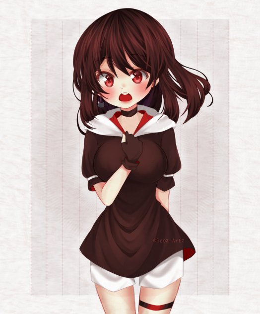 Black Hair With Red Eyes Loli - ibisPaint