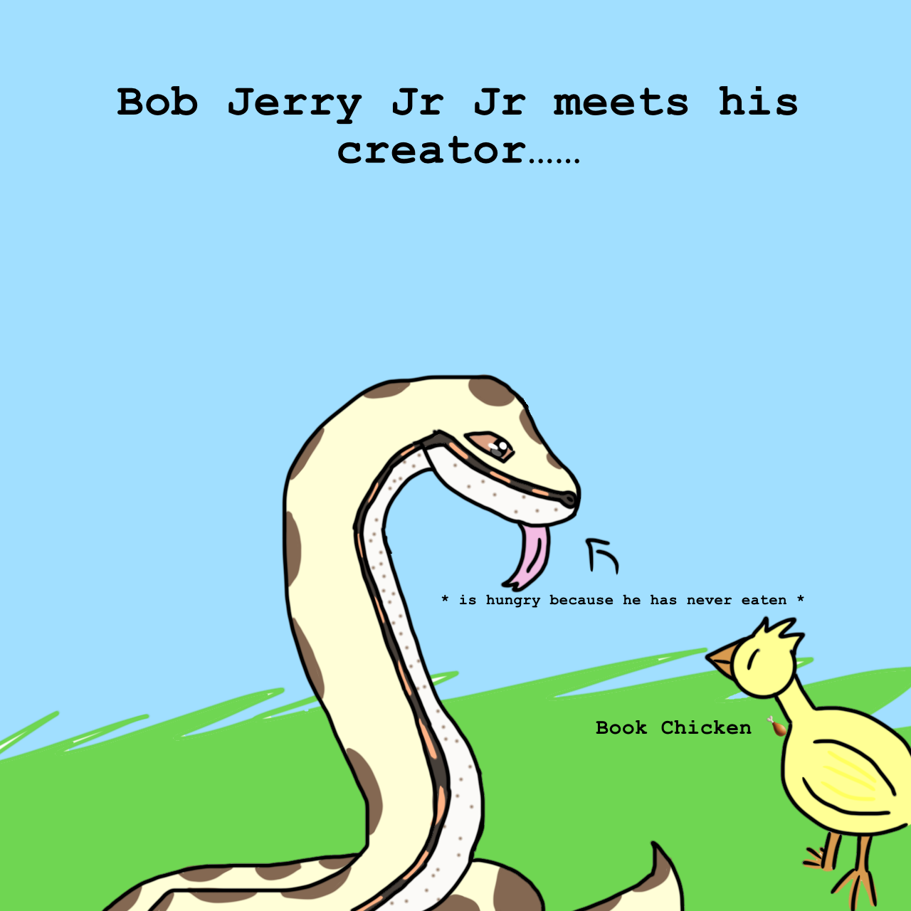 Bob Jerry Jr Jr meets his creator…… - ibisPaint