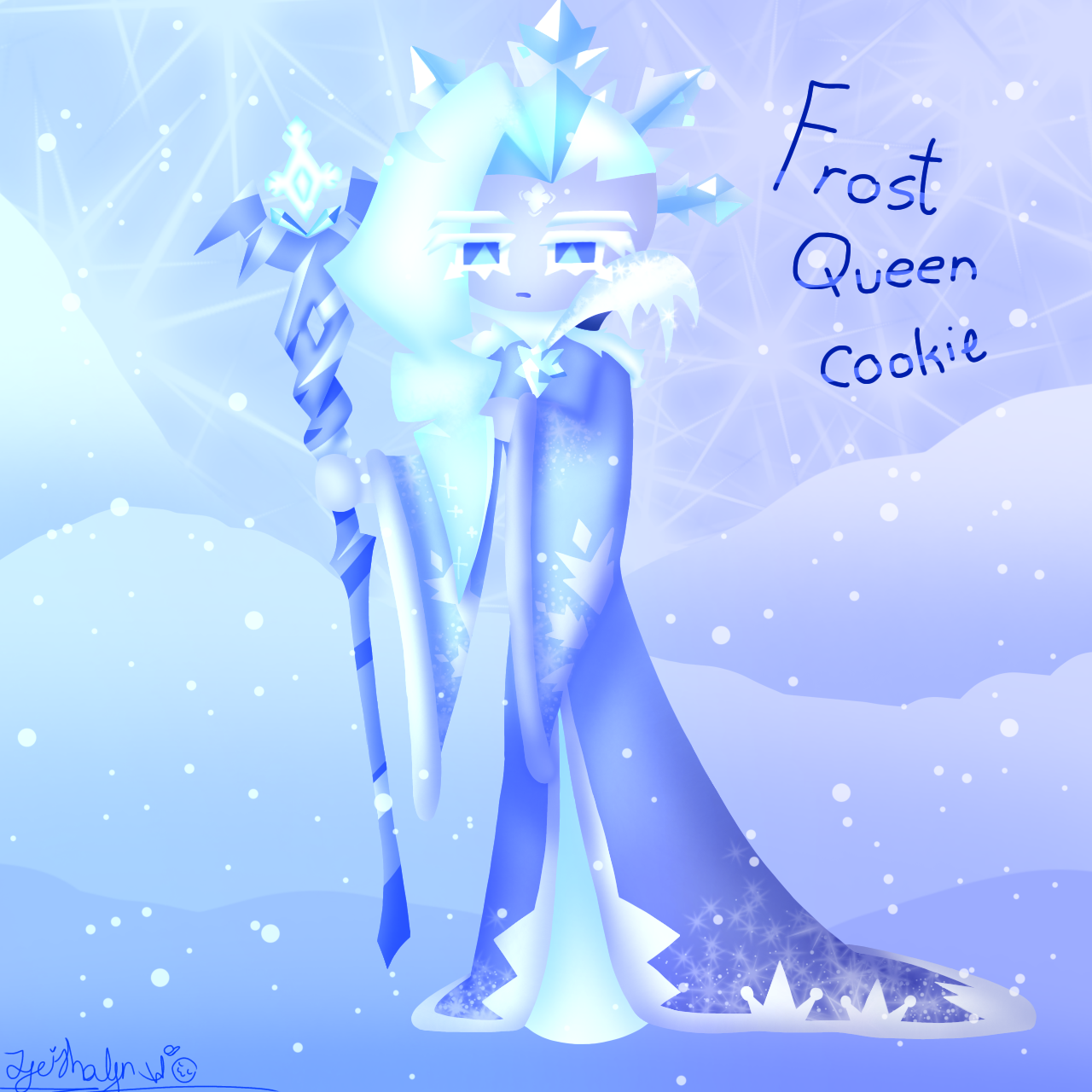 Frost Queen cookie - ibisPaint