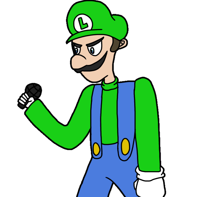雑なLuigi fnf animation - ibisPaint