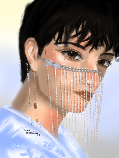 Jewels with pretty boy - ibisPaint