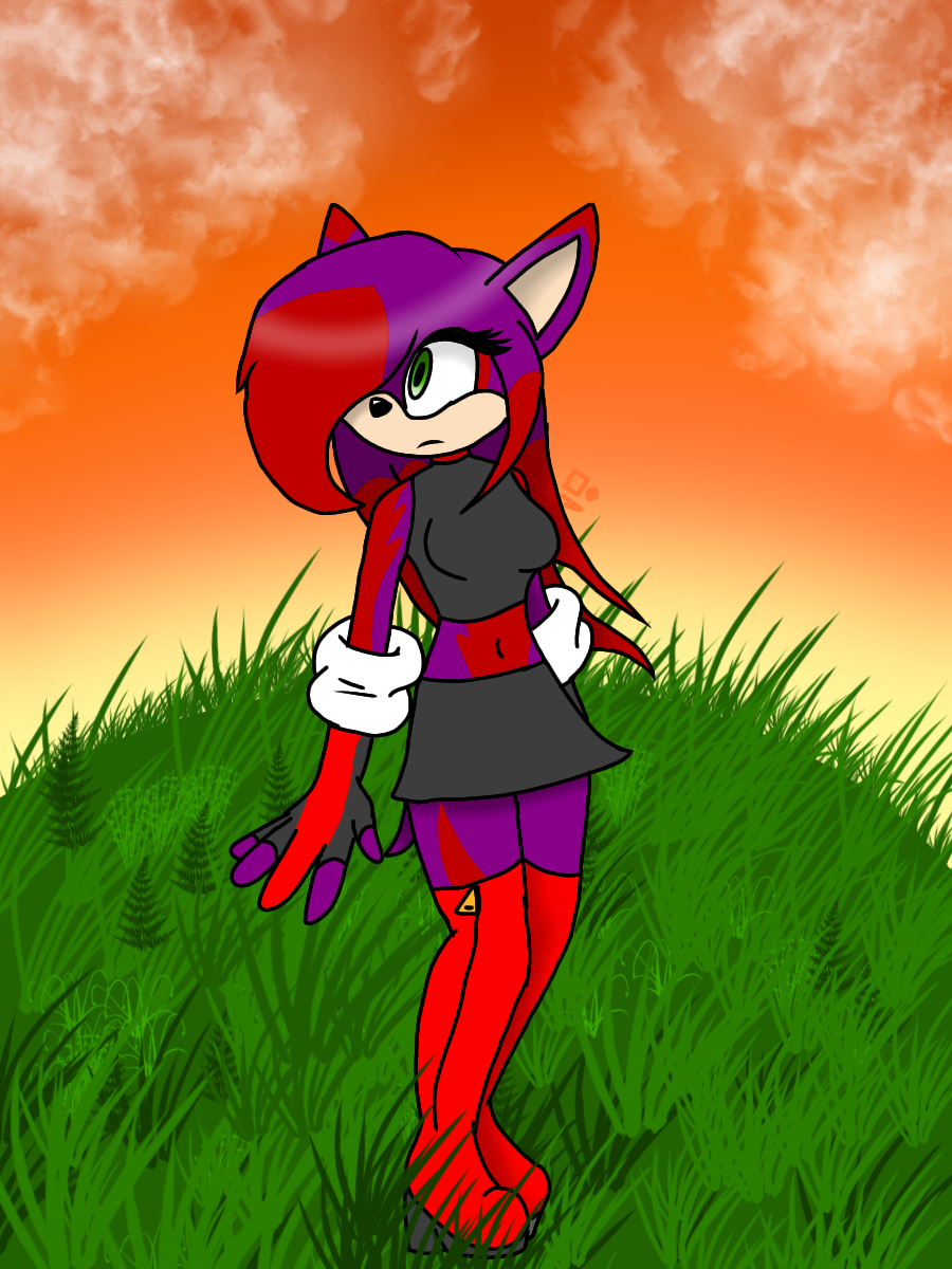 my oc lilly the hedgehog - ibisPaint