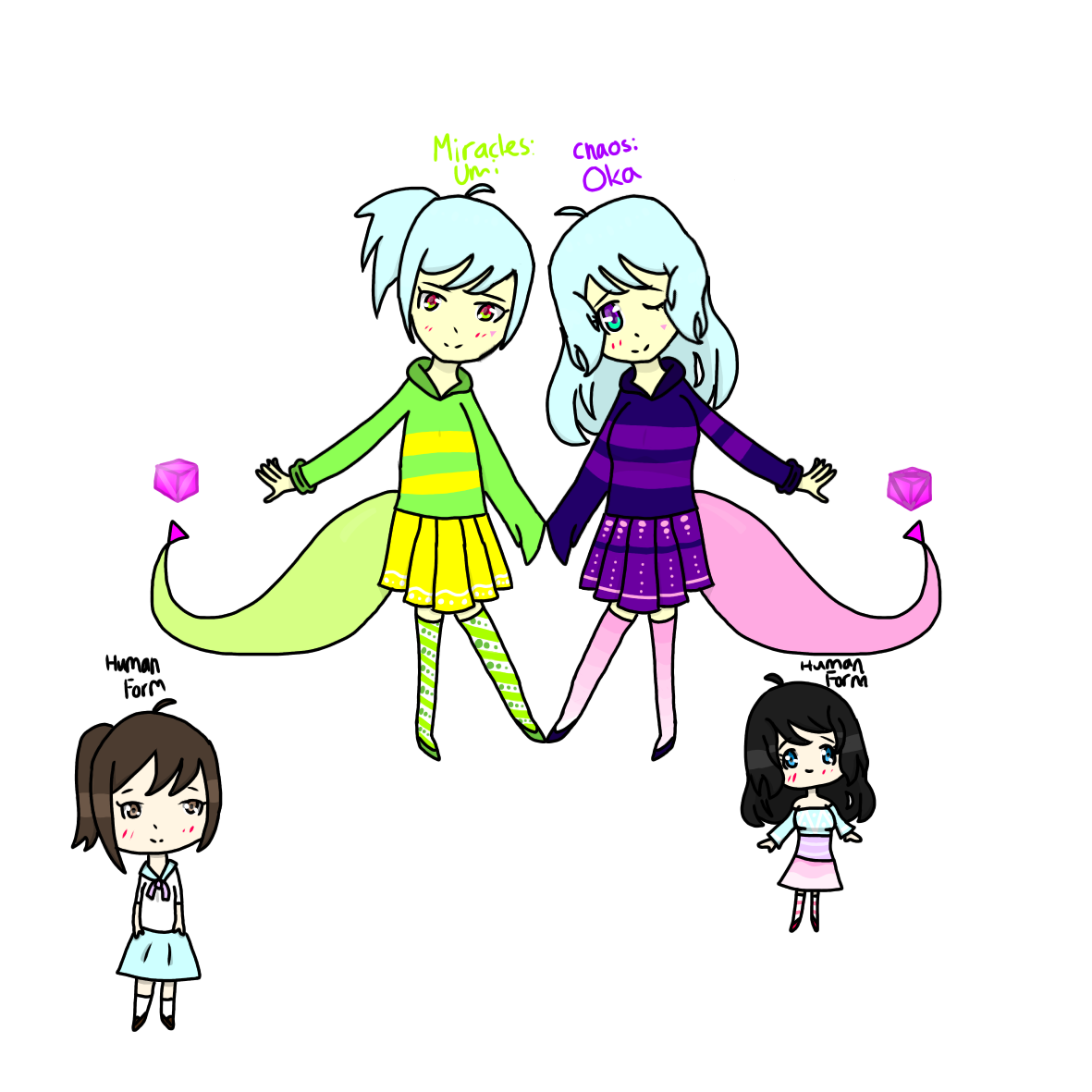 Oka and Umi - ibisPaint