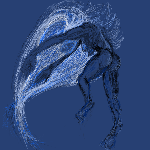 floating 9n the current - ibisPaint