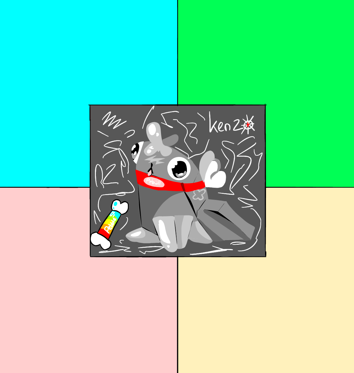 dandy world mains collab - ibisPaint